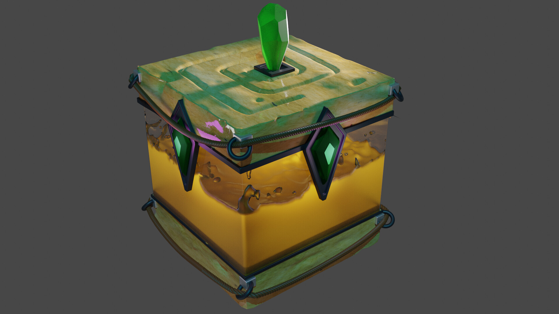 ArtStation - [Heroic Fantasy] Mystical Box inspiration from Evgeny Smirnov