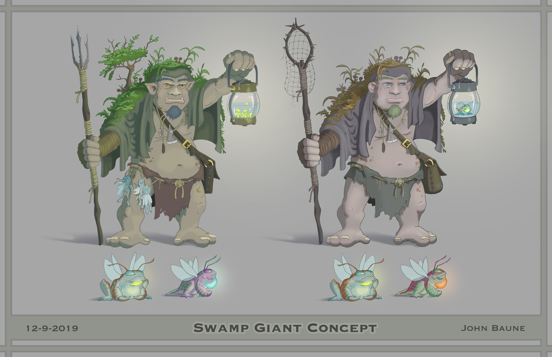 ArtStation - Swamp Giant Concept