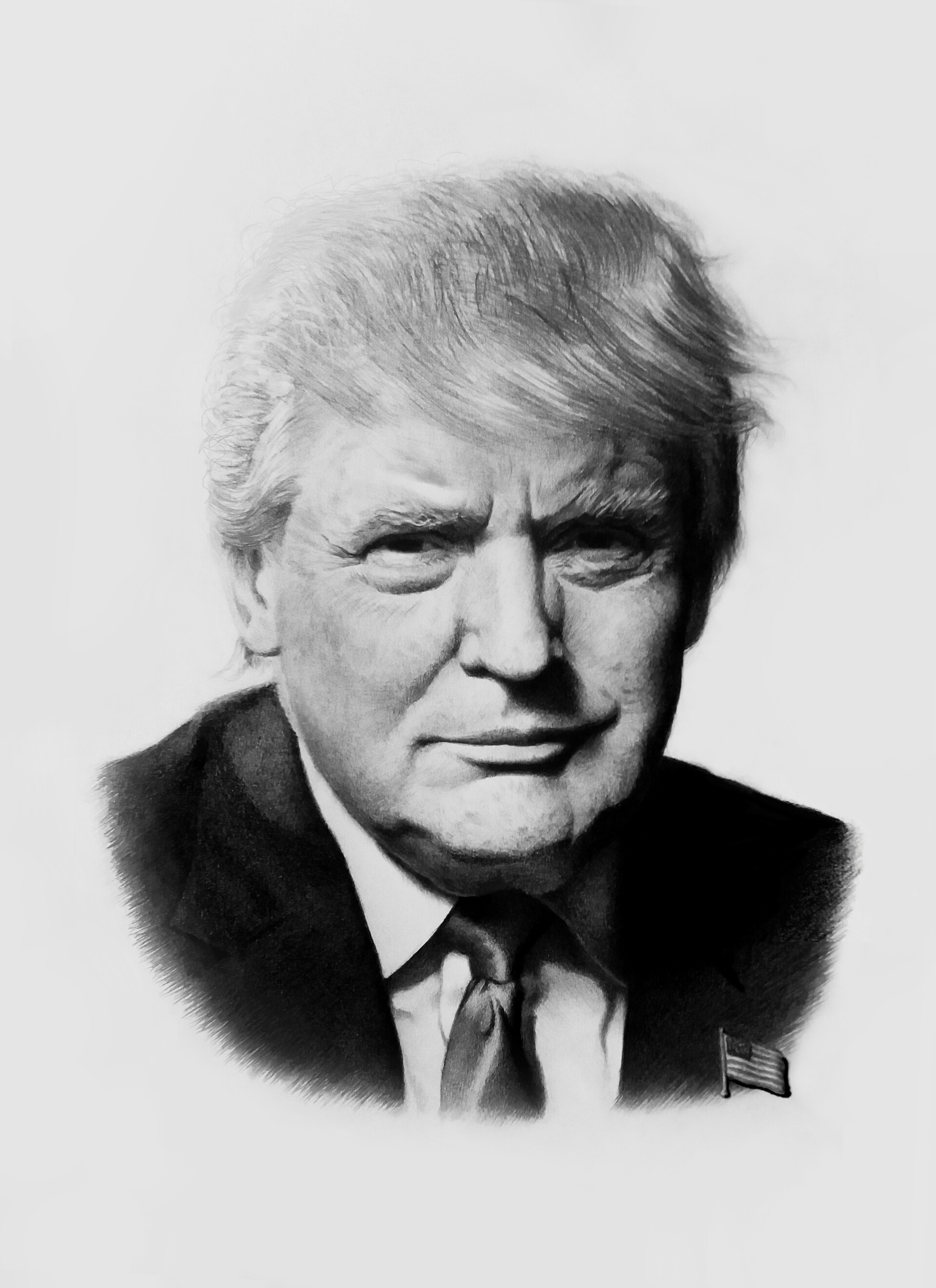 ArtStation - Donald J. Trump, the 45th president of the United States ...