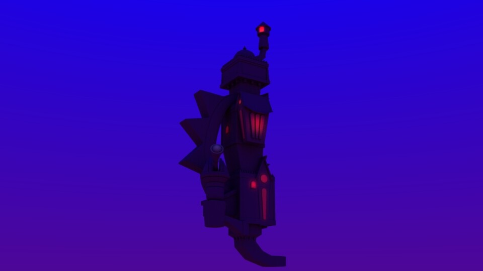 ArtStation - Neo Cortex's Castle (Crash Bandicoot)