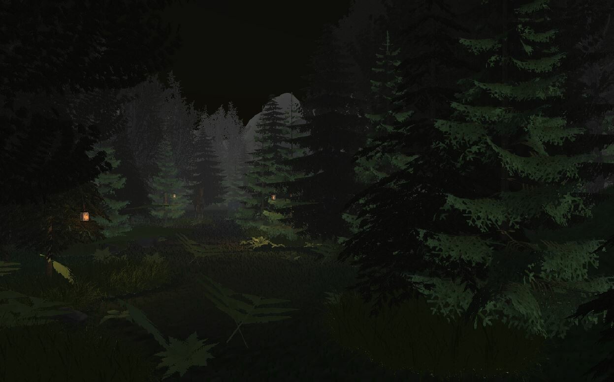 ArtStation - Night Forest
