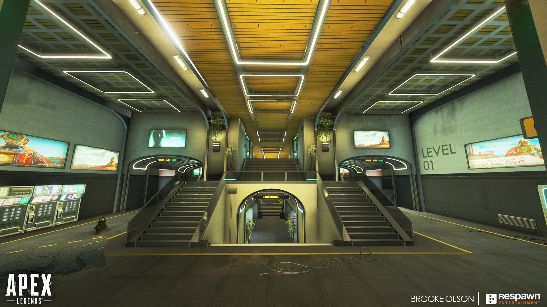 Brooke Olson - Apex Legends - World's Edge - Train Station Interior