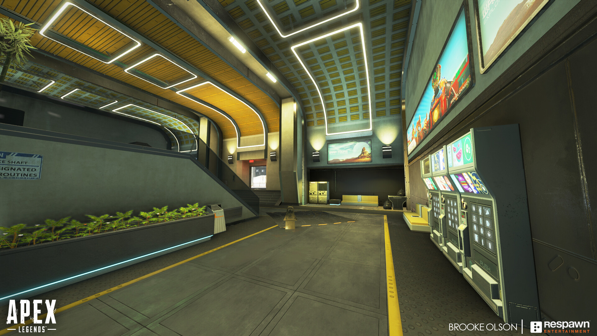 Brooke Olson - Apex Legends - World's Edge - Train Station Interior