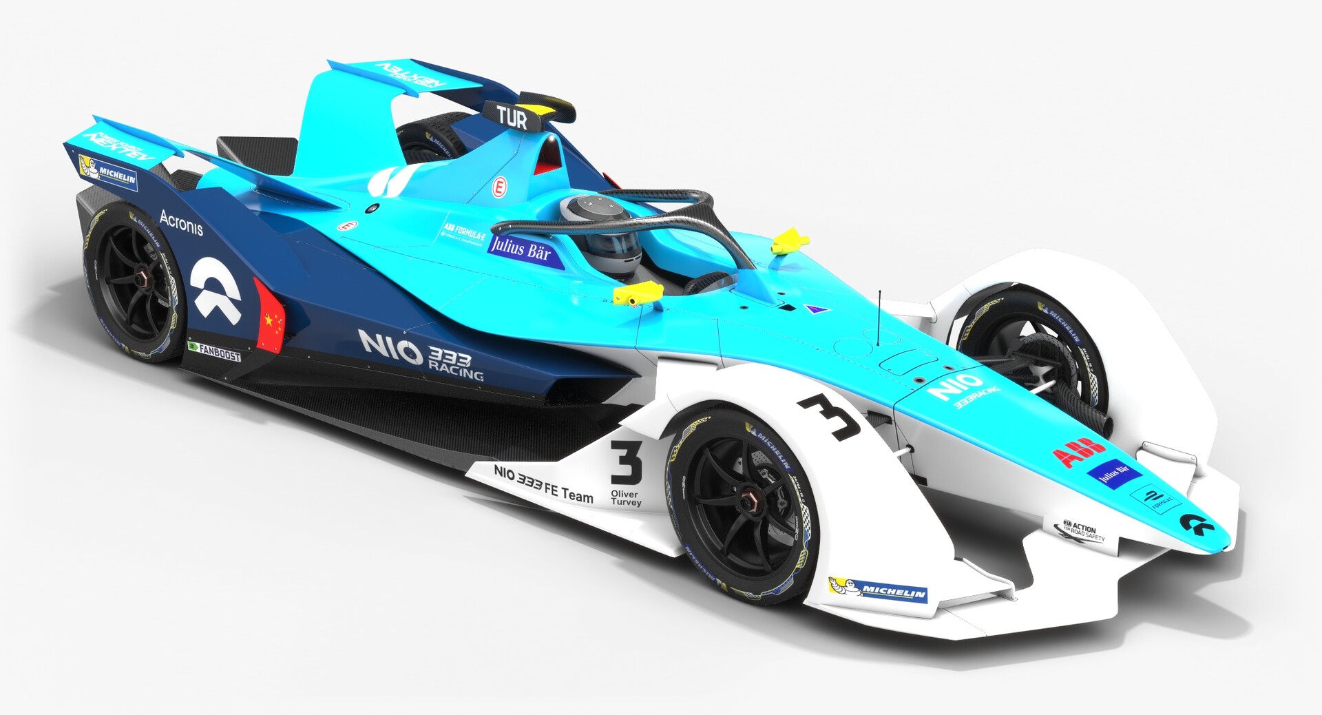 OpticalDreamSoft - NIO 333 Formula E Team Season 2019 2020 3D model