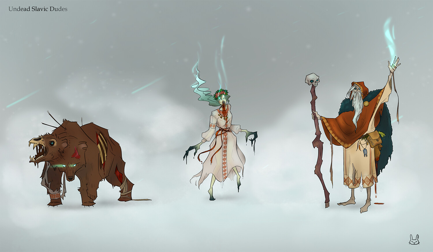 ArtStation - undead slavic dudes