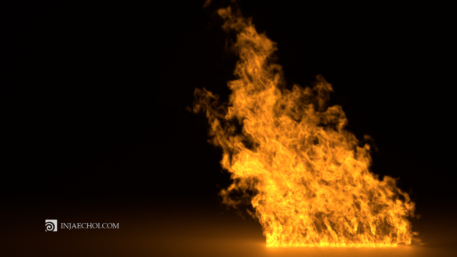 VFXCHRIS - Realistic Fire on Houdini testing