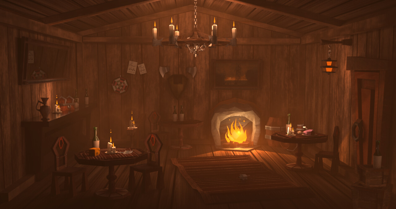 ArtStation - Fantasy tavern