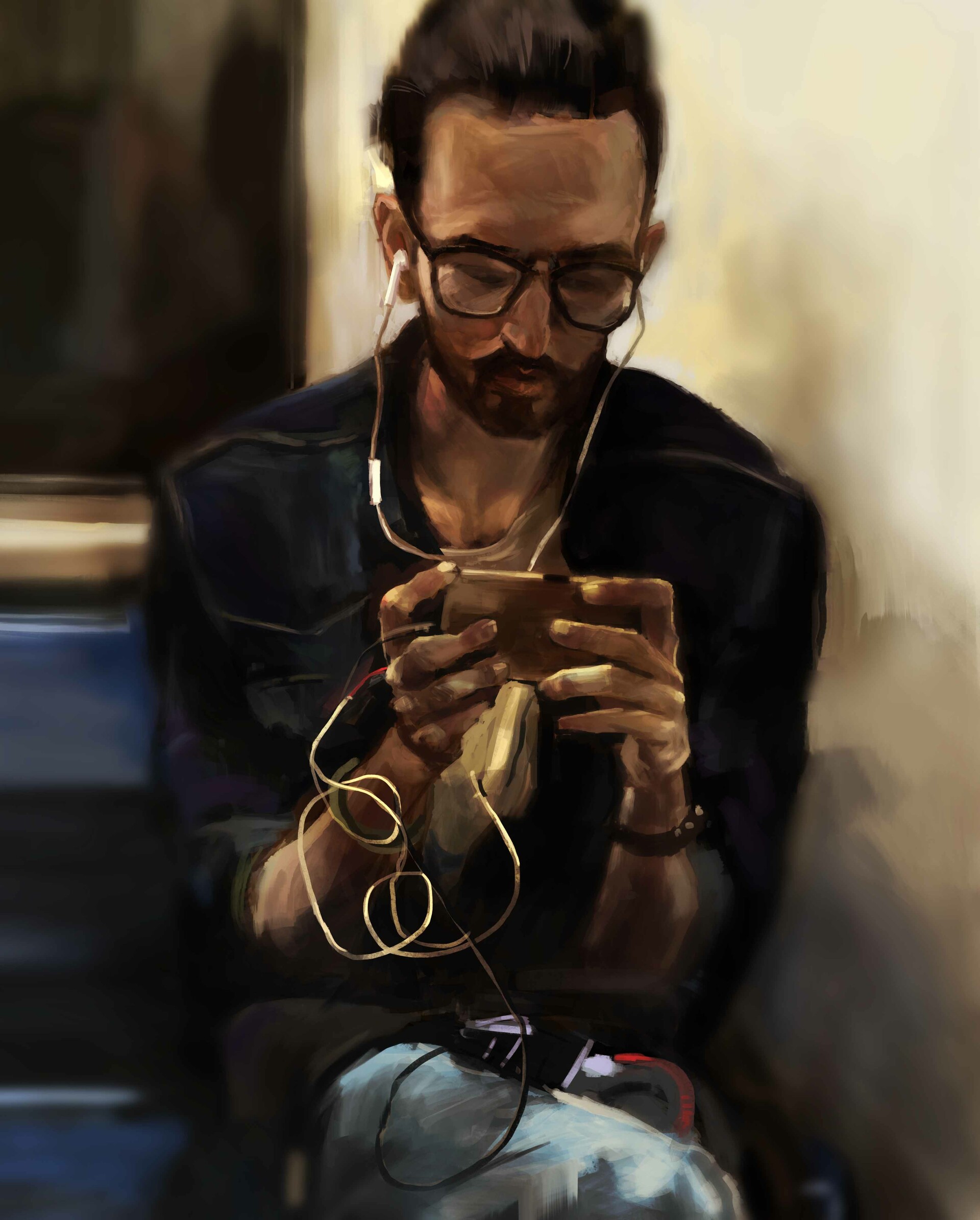 ArtStation - man in the subway