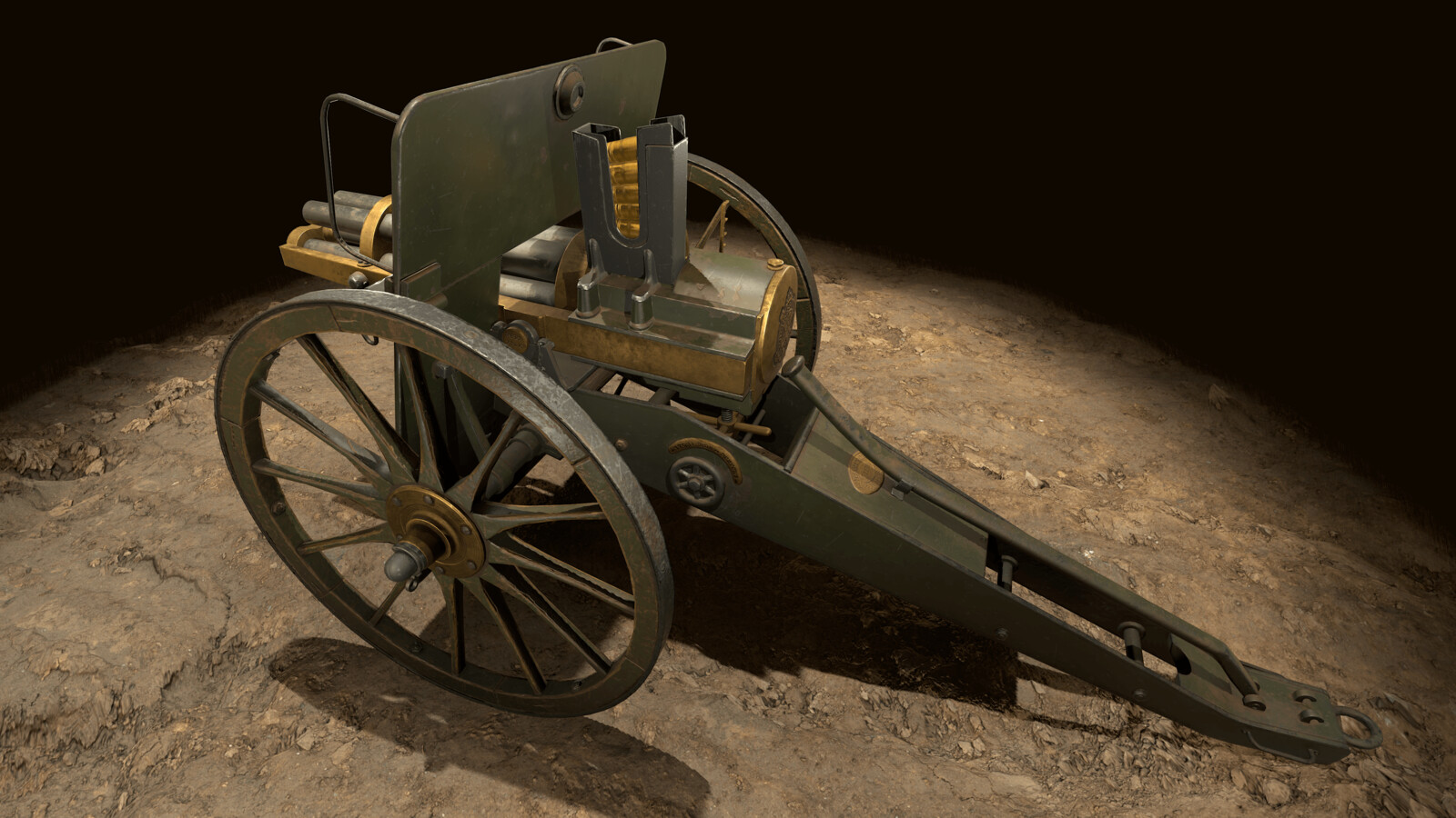 Yuriy Myronenko - Hotchkiss 37mm Revolving Cannon
