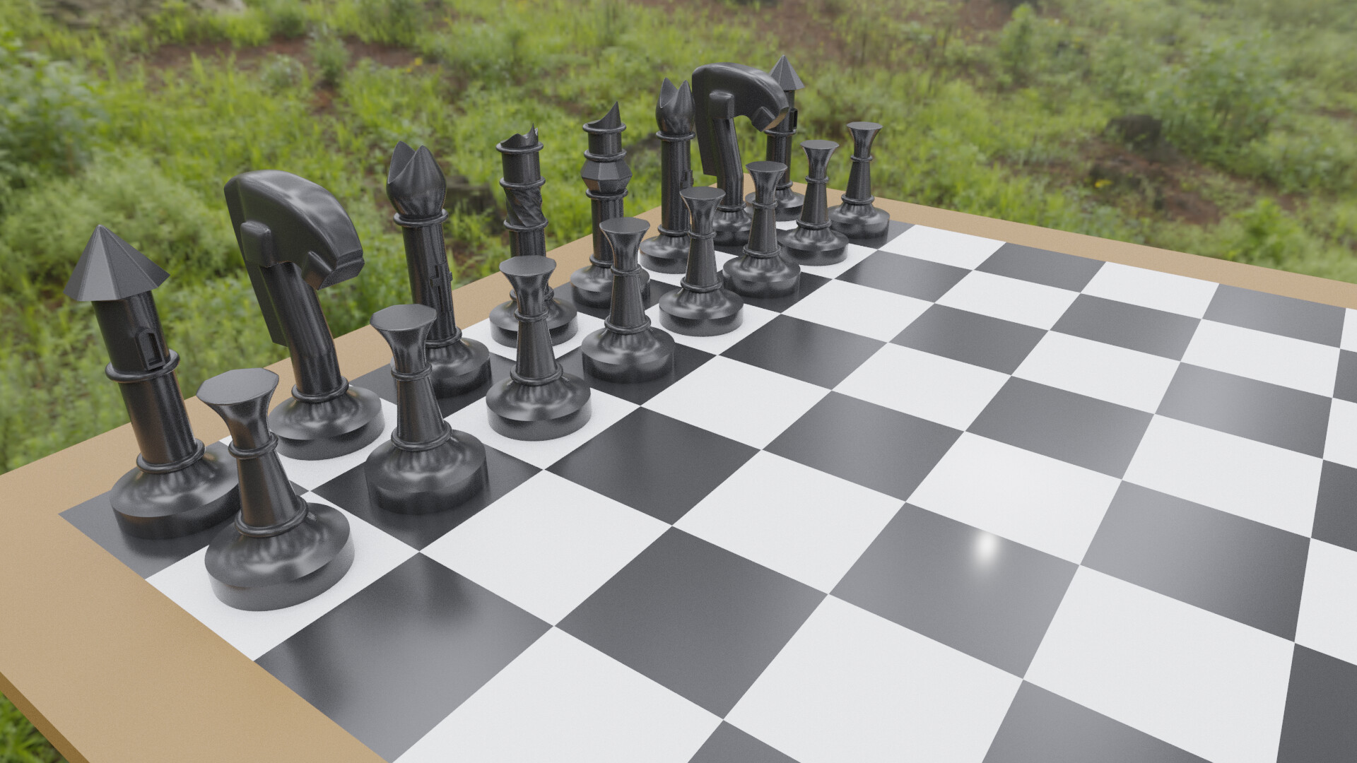 ArtStation - Chess Table