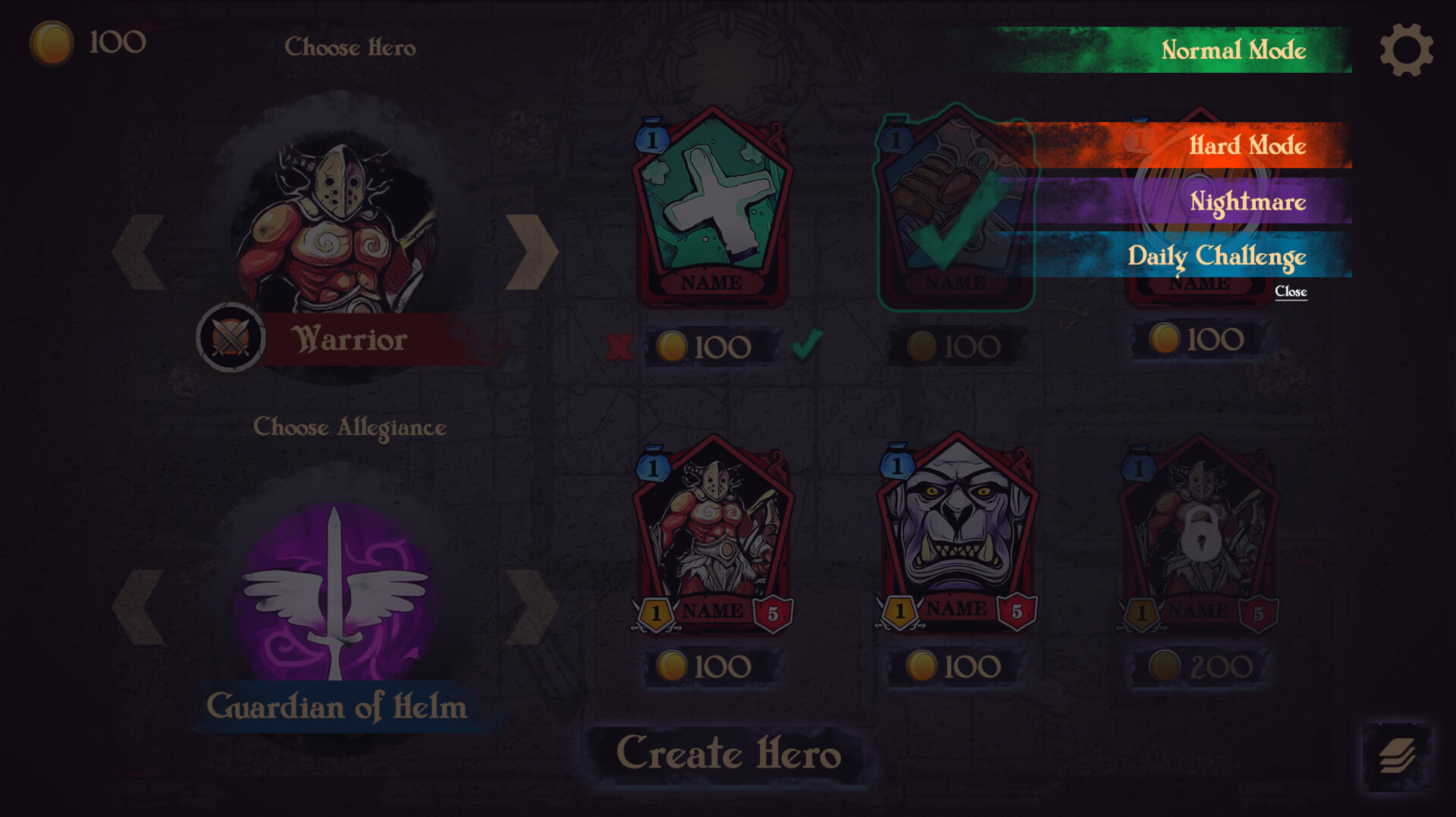Rose Studio - Dungeon Top UI Design Overview
