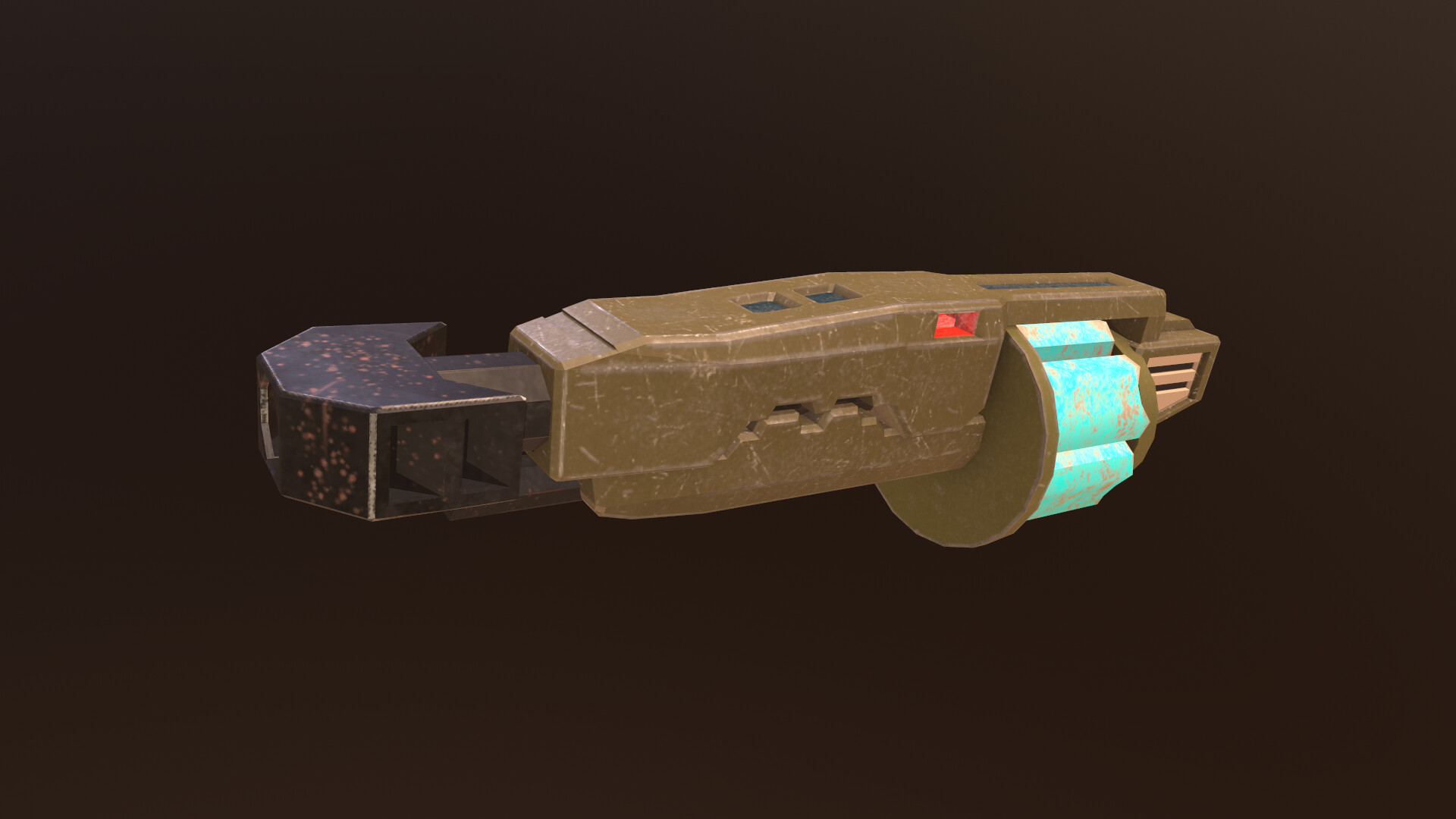 ArtStation - "The Maw" Revolving Grenade Launcher