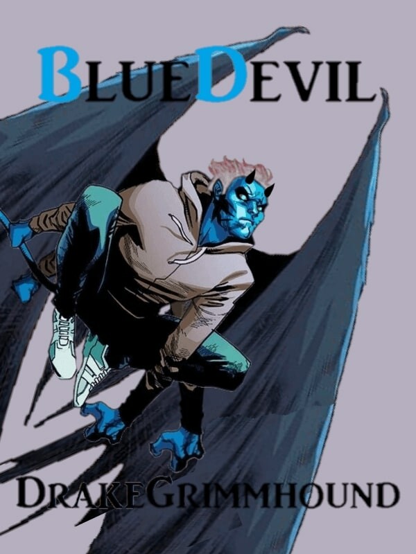 ArtStation - Blue Devil Novel Cover 01