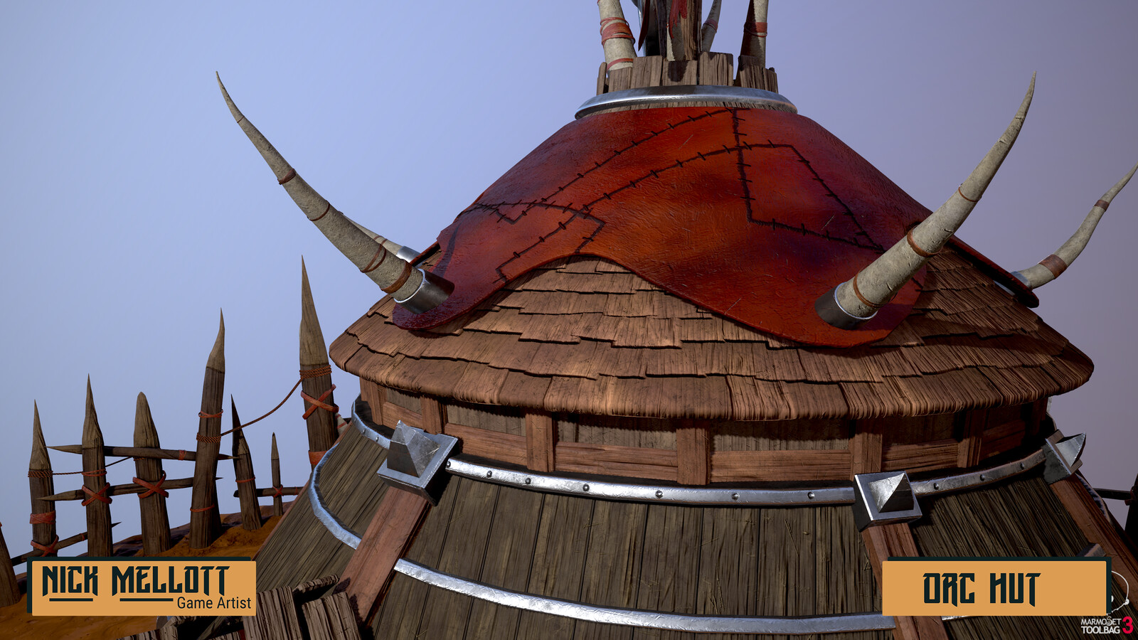 Nick Mellott - Orc Hut Diorama