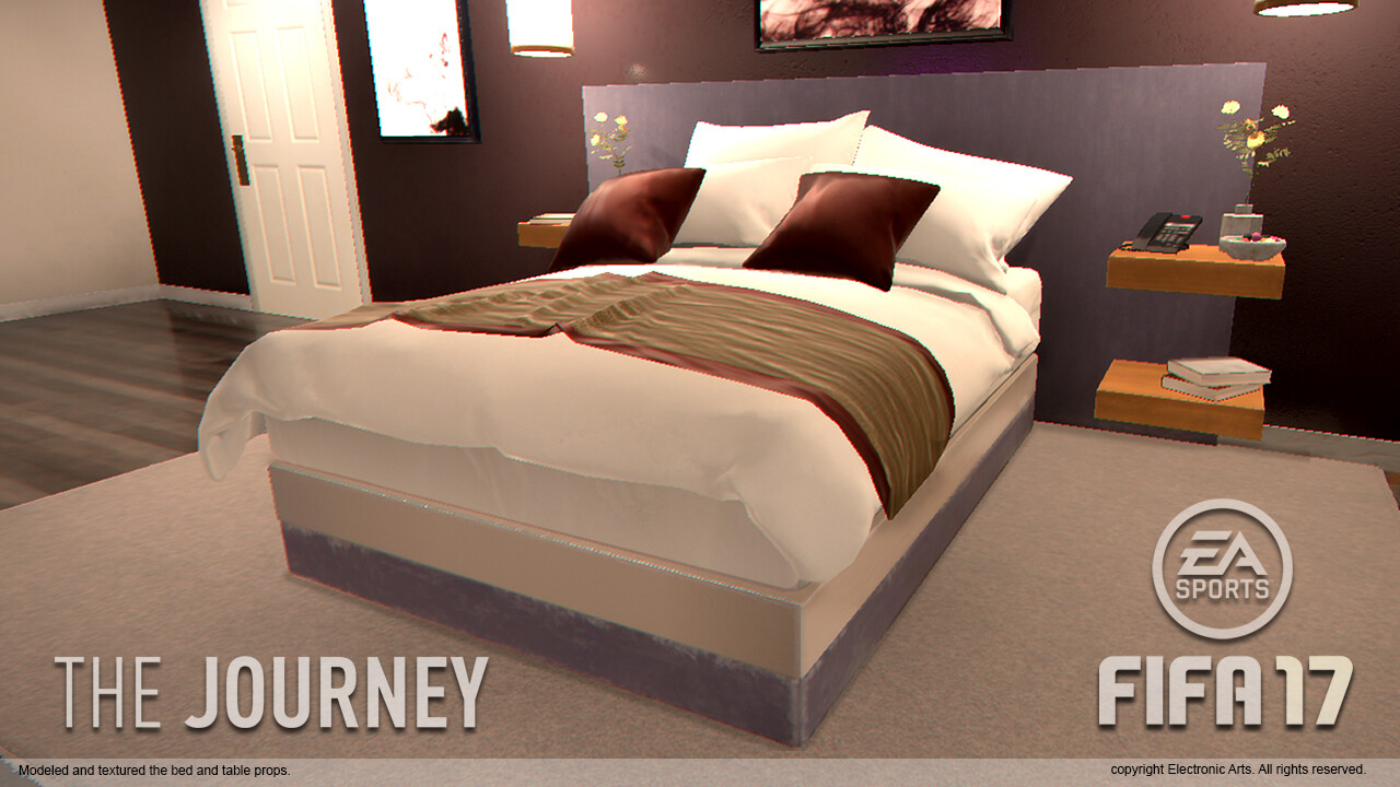 ArtStation - The Journey UK Hotel Room
