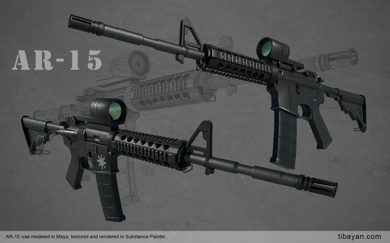 ArtStation - AR-15