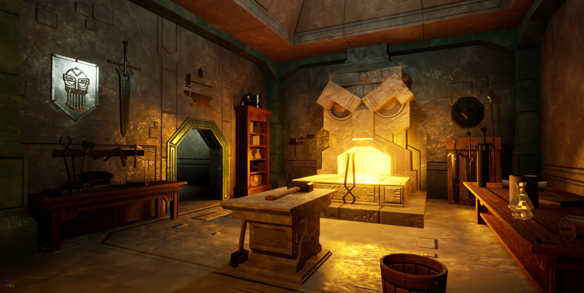 ArtStation - Dwarven Smithy