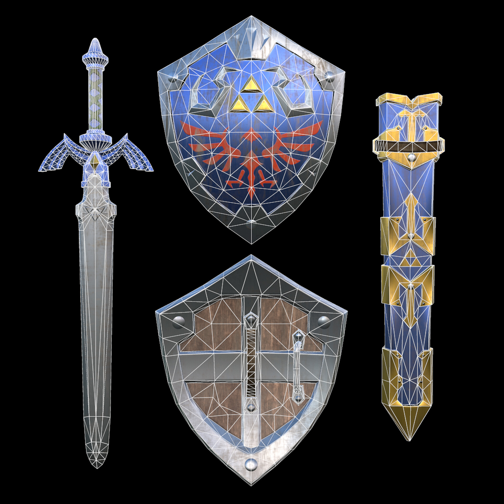 Micky Nguyen - Hylian Shield and Master Sword