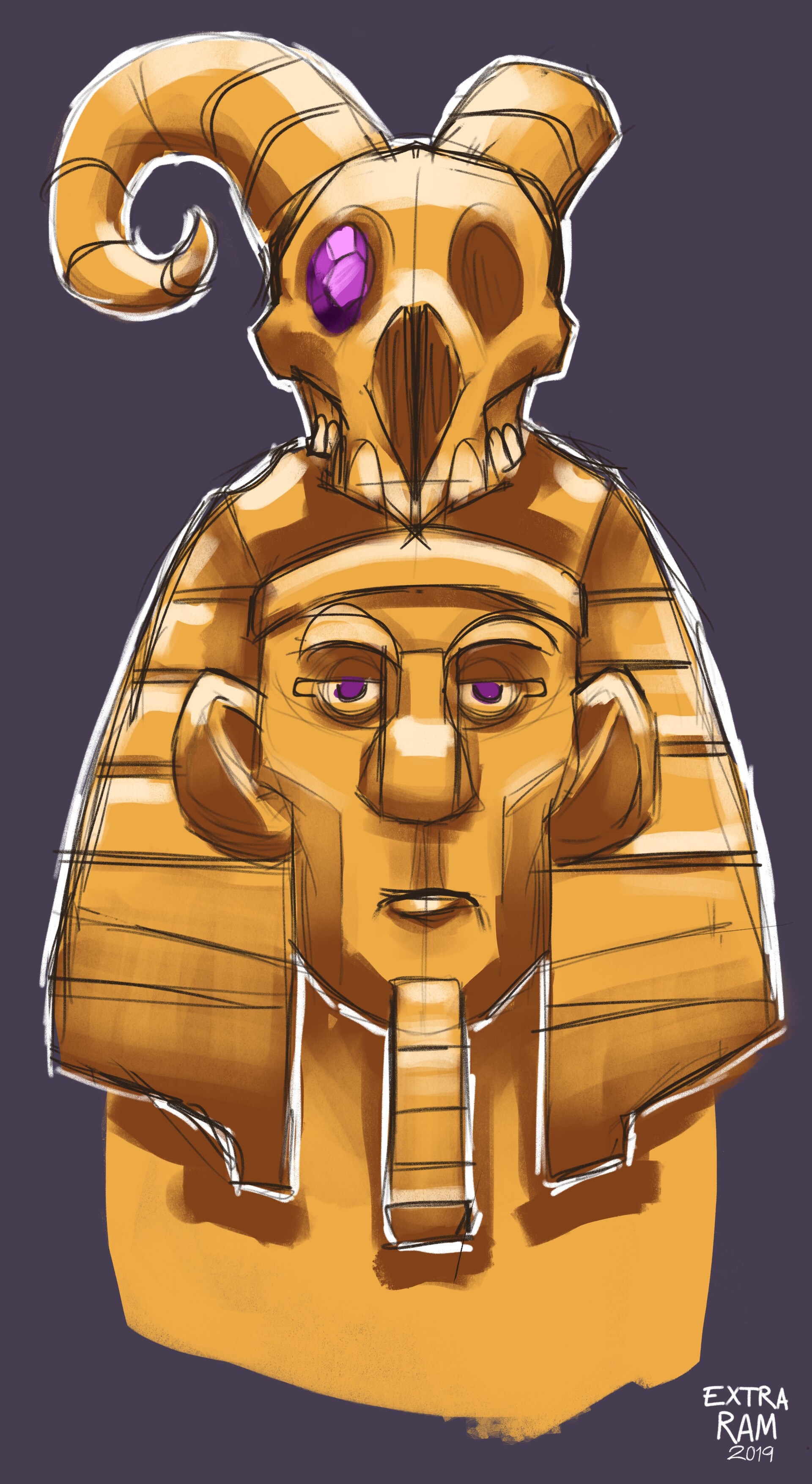 Jamie Reidy - TF2: Pharaoh’s Curse map artwork