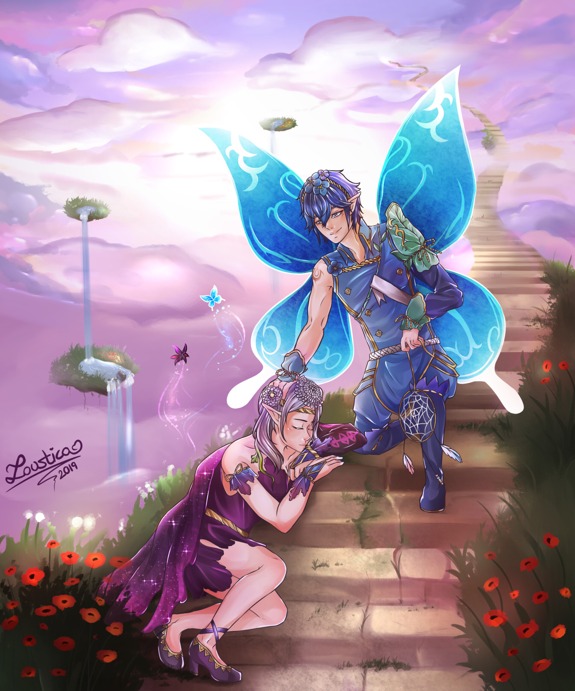 ArtStation - Fairy Chrobin - Ljósálfar & Dökkálfar