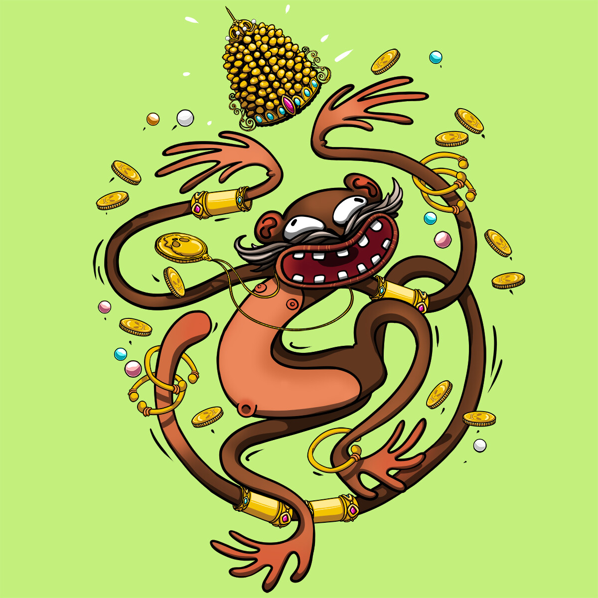 ArtStation - Emperor monkey - Personal illustration