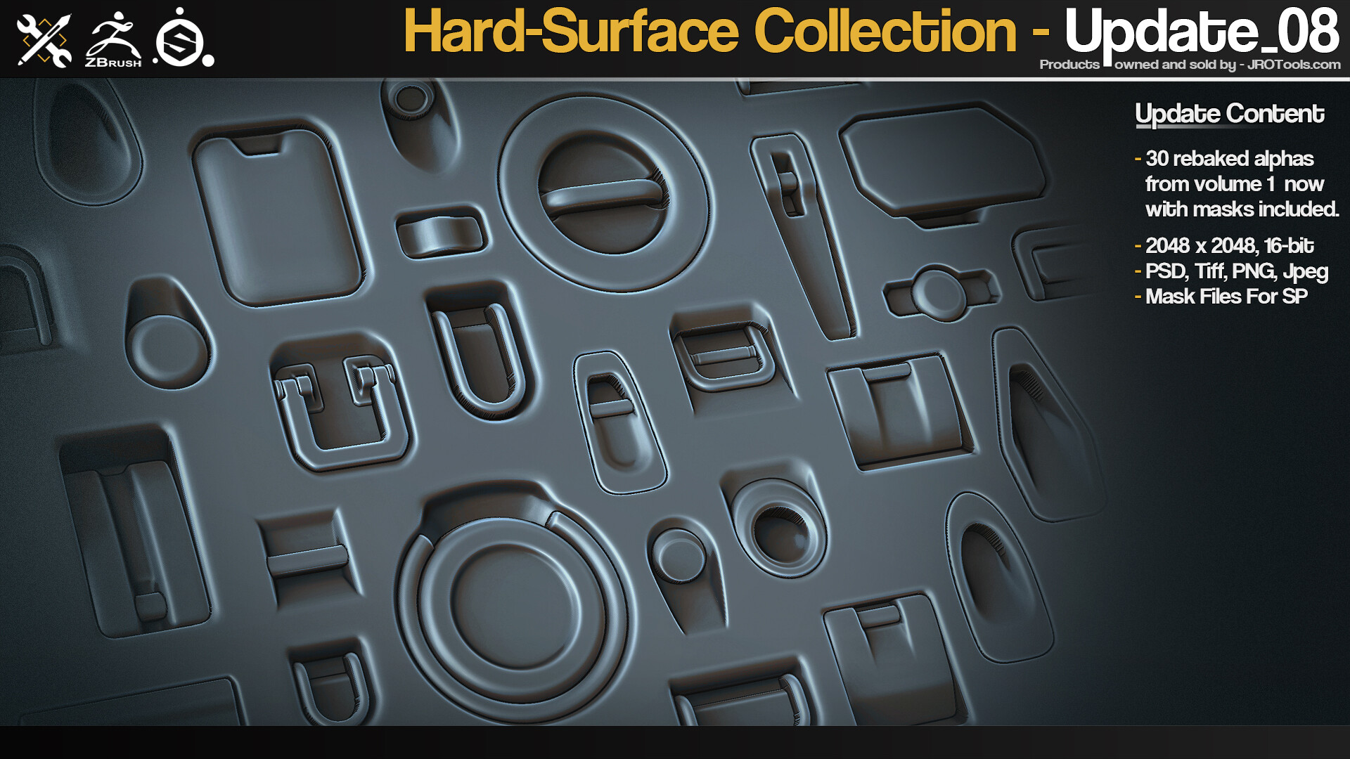 JROTools - Tools for 3D artists - Hard-Surface Collection - Update_08