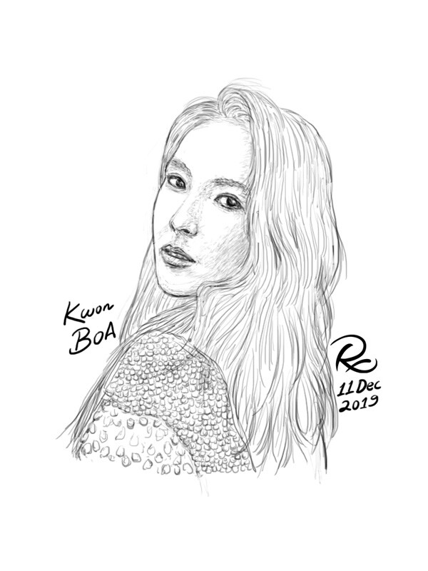 ArtStation - Kwon Boa Sketch