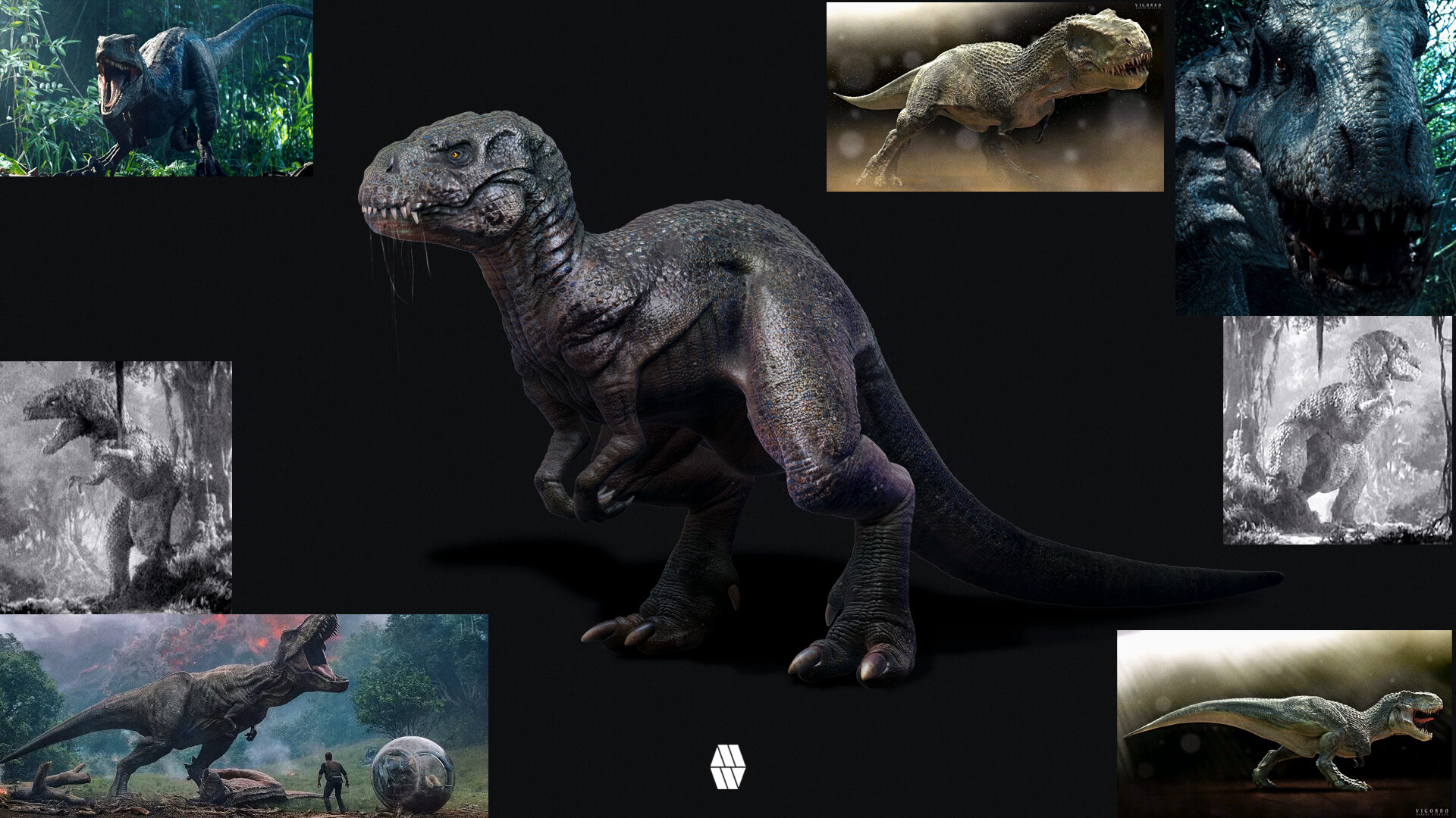 Marcus Whinney - Trex redesign King Kong (1933) - Creature Concept