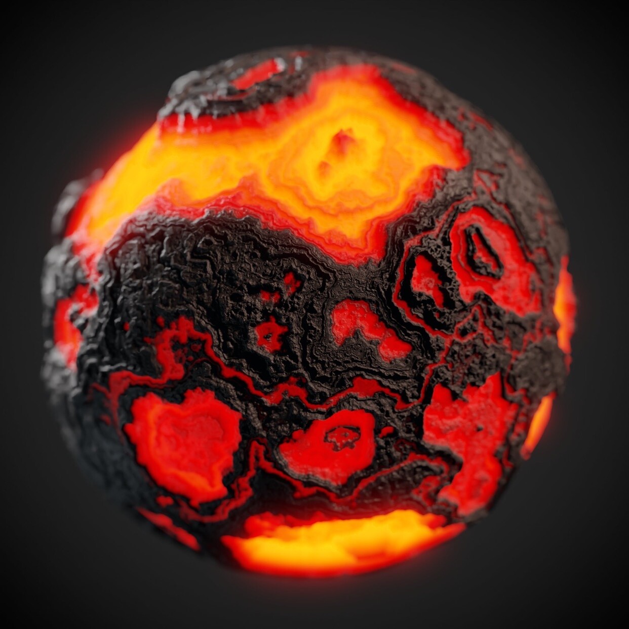 ArtStation - Procedural lava