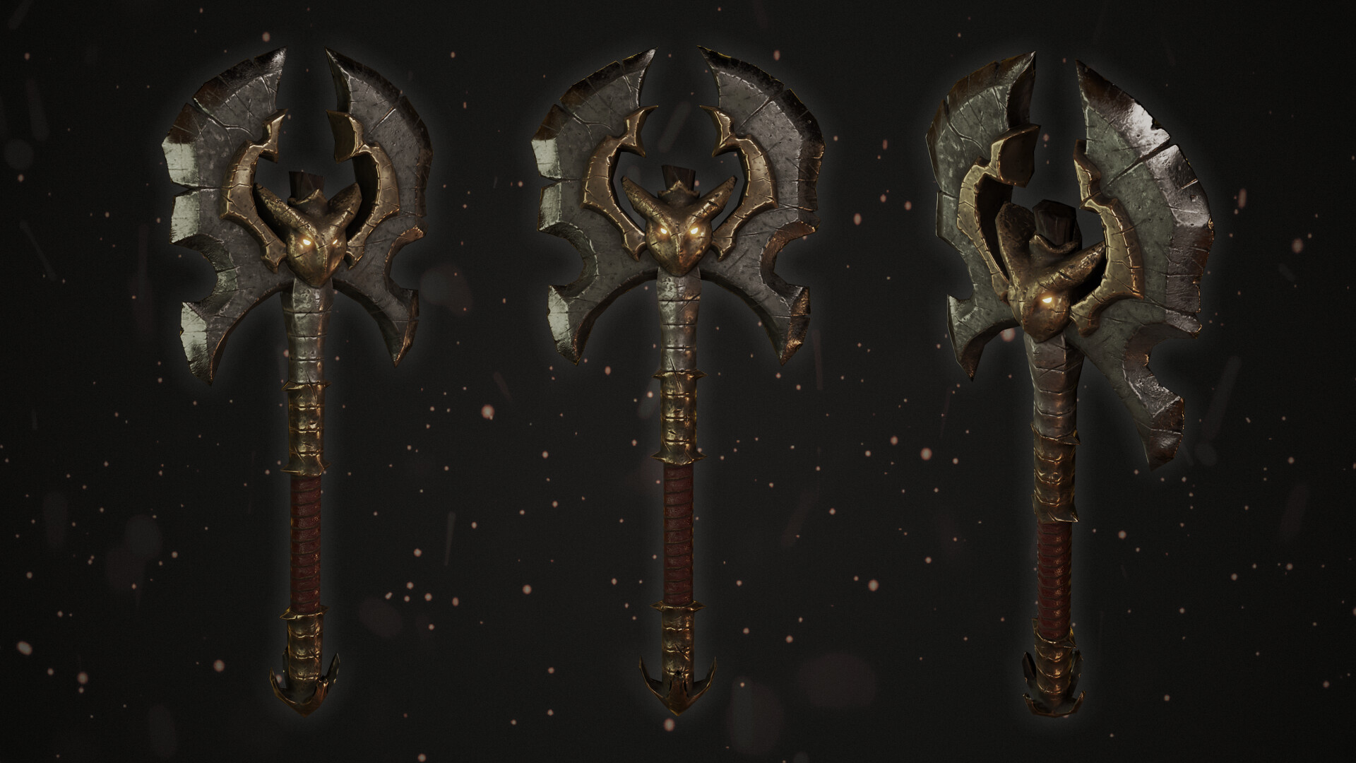 ArtStation - Fantasy Axe Owls