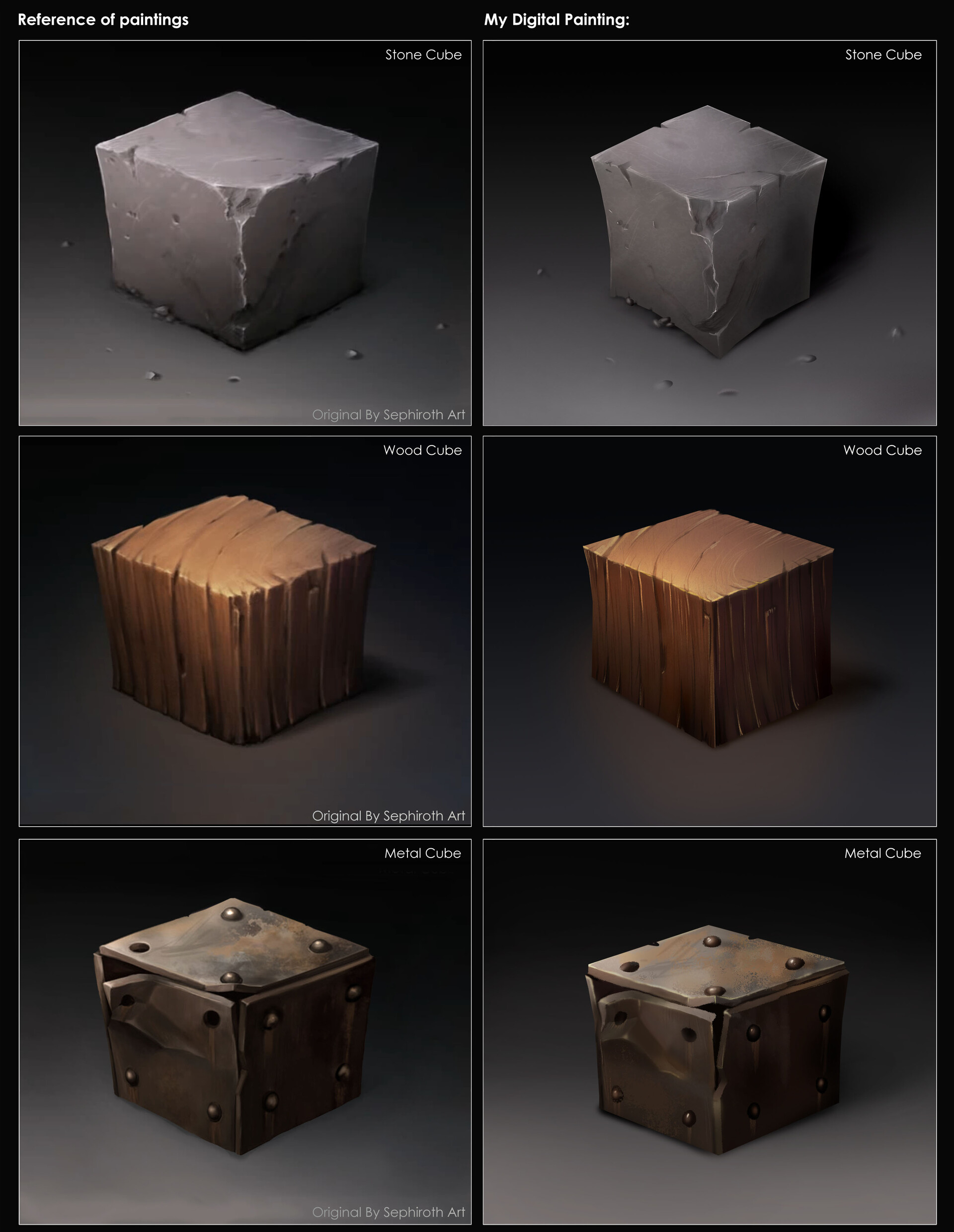 ArtStation - Cube Study (Material)