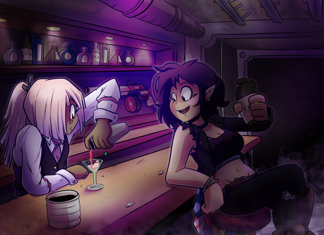 ArtStation - The Inferno Princess | Shadowrun Commission