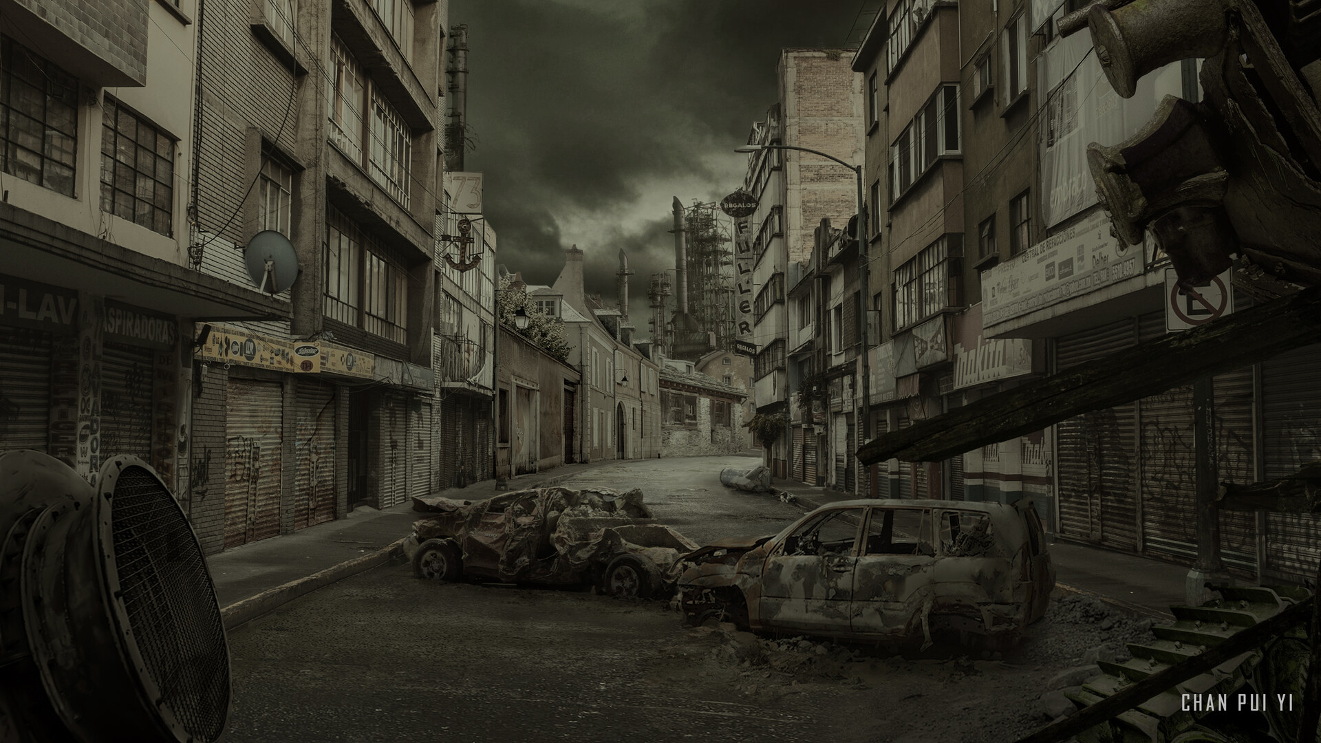 ArtStation - Zombie Apocalypse(something happened)