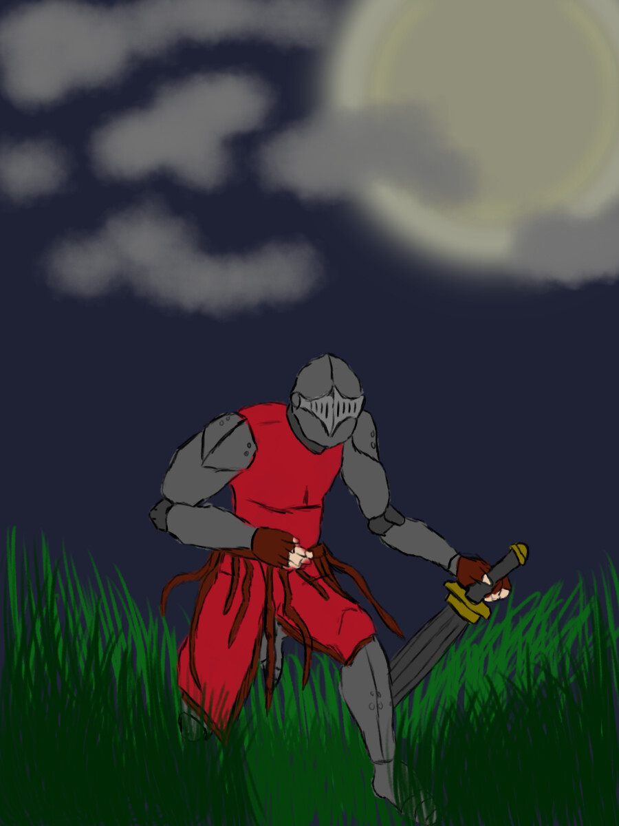 ArtStation - Wounded warrior WIP