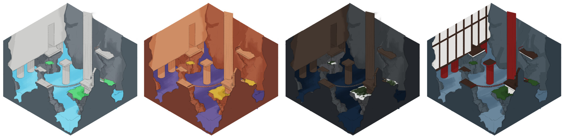 ArtStation - Level style explorations