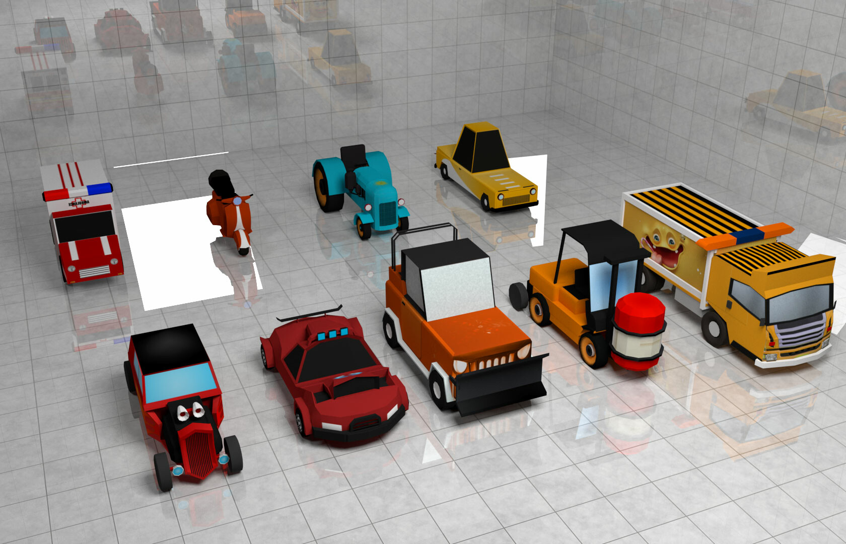 ArtStation - Vehicles for car game