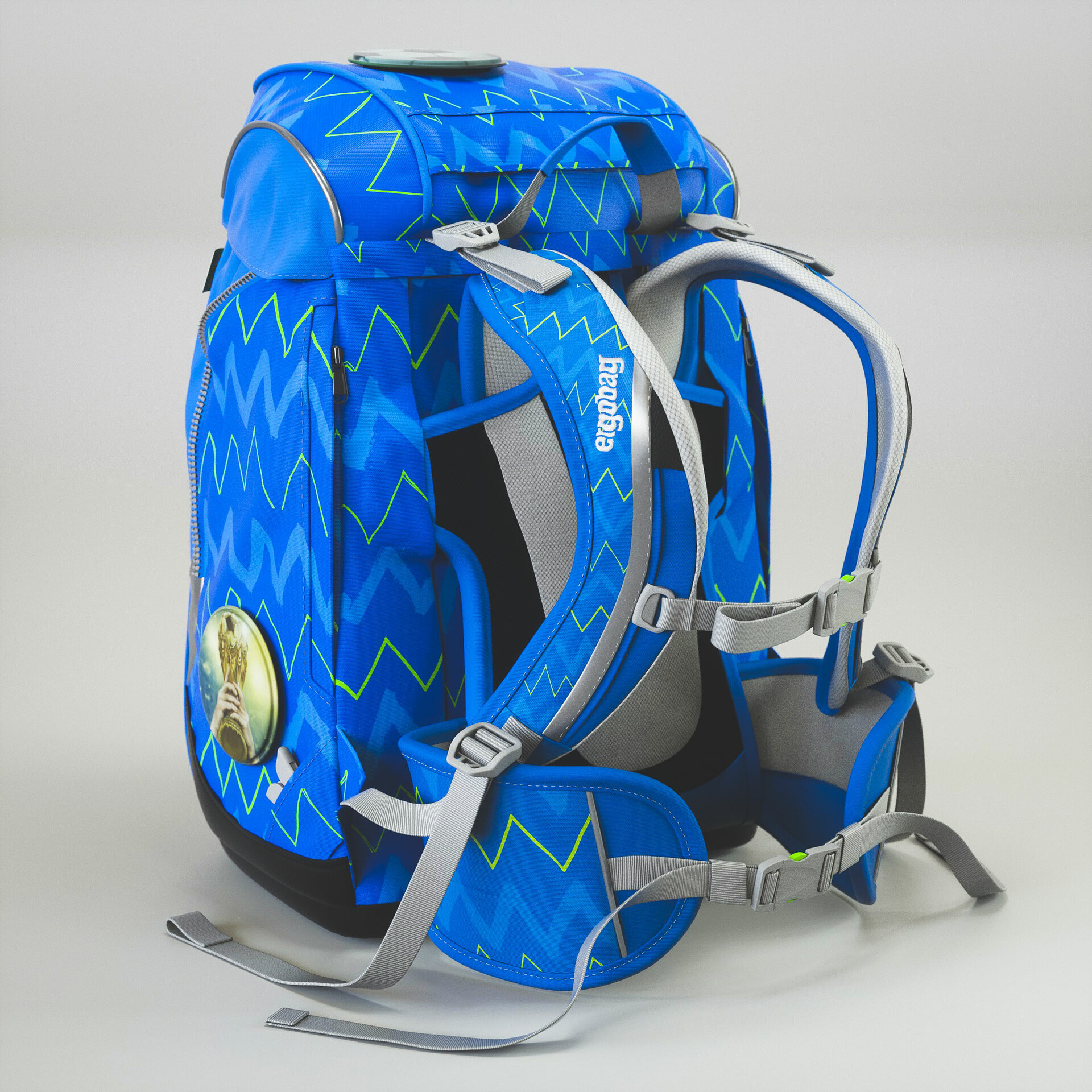 Jack Horrocks - Ergobag Backpack Product Visualisation