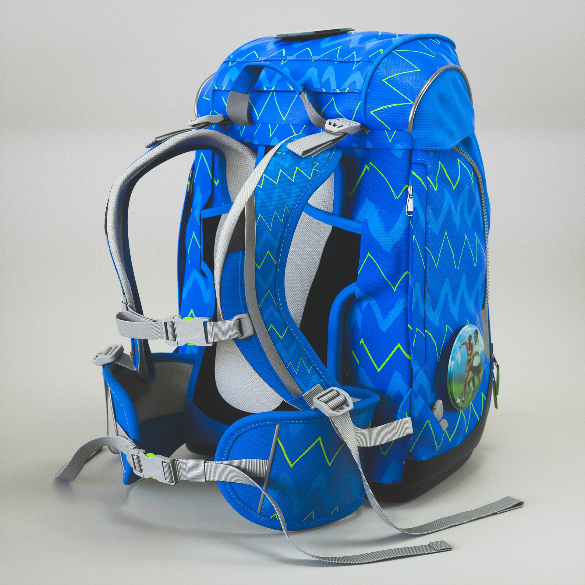 Jack Horrocks - Ergobag Backpack Product Visualisation