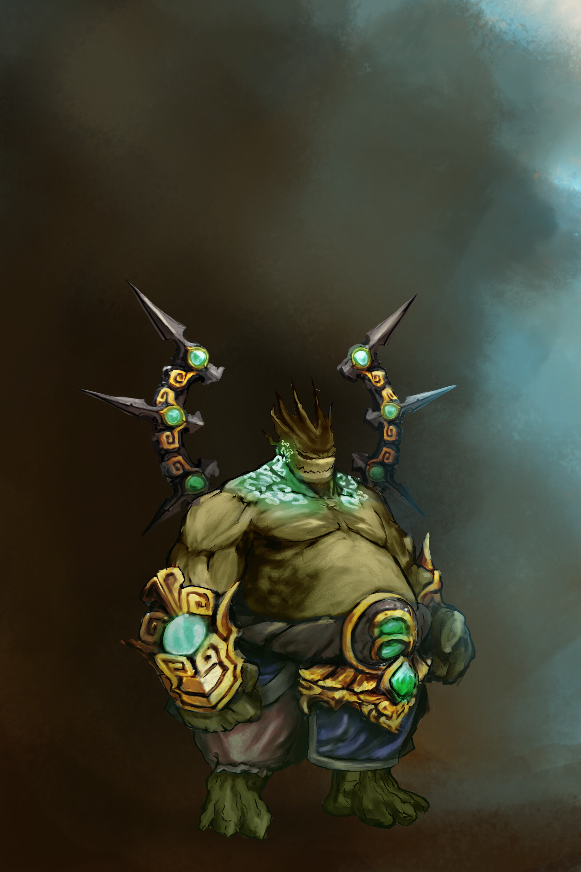 ArtStation - Deathroned Concept Boss