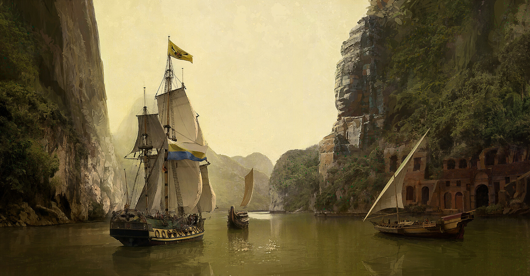 Sasha Beliaev - Endika's World Exploratory Sketches #1.