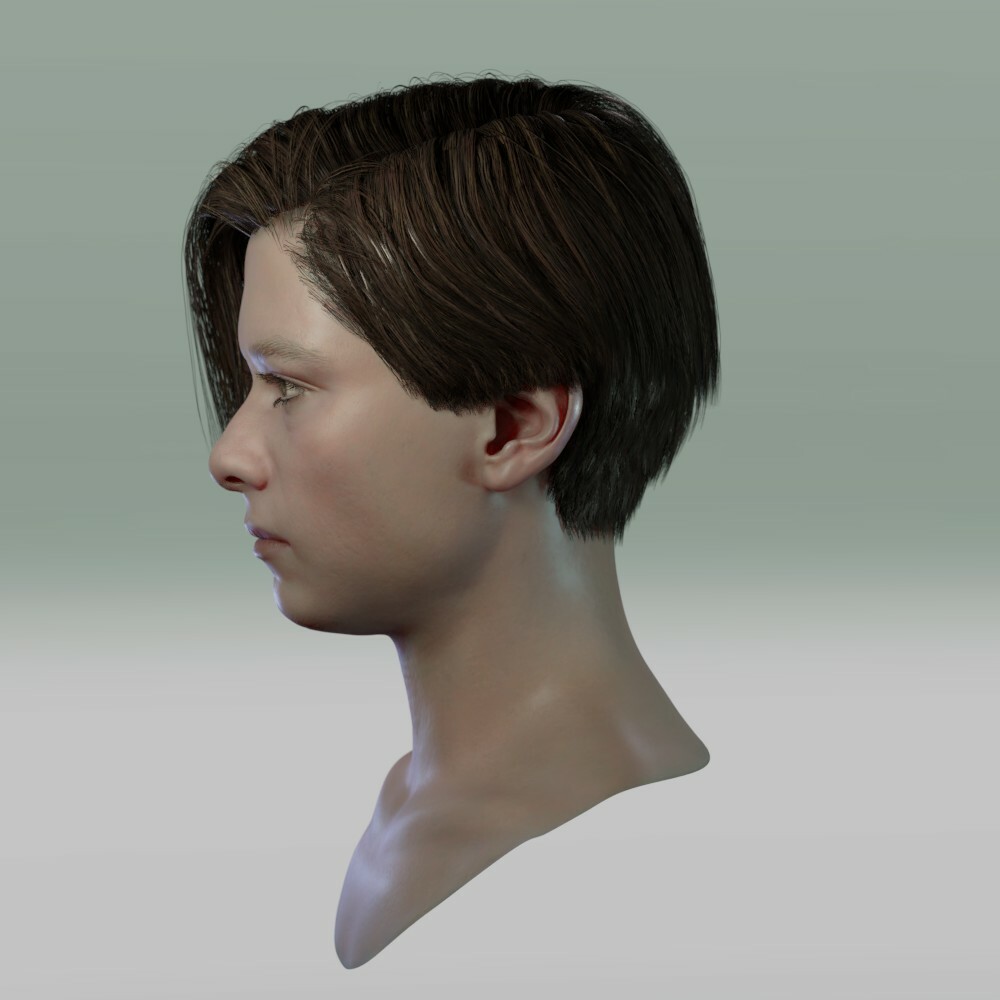 Stephan Plotnicov - 3d model John Connor Edward Furlong