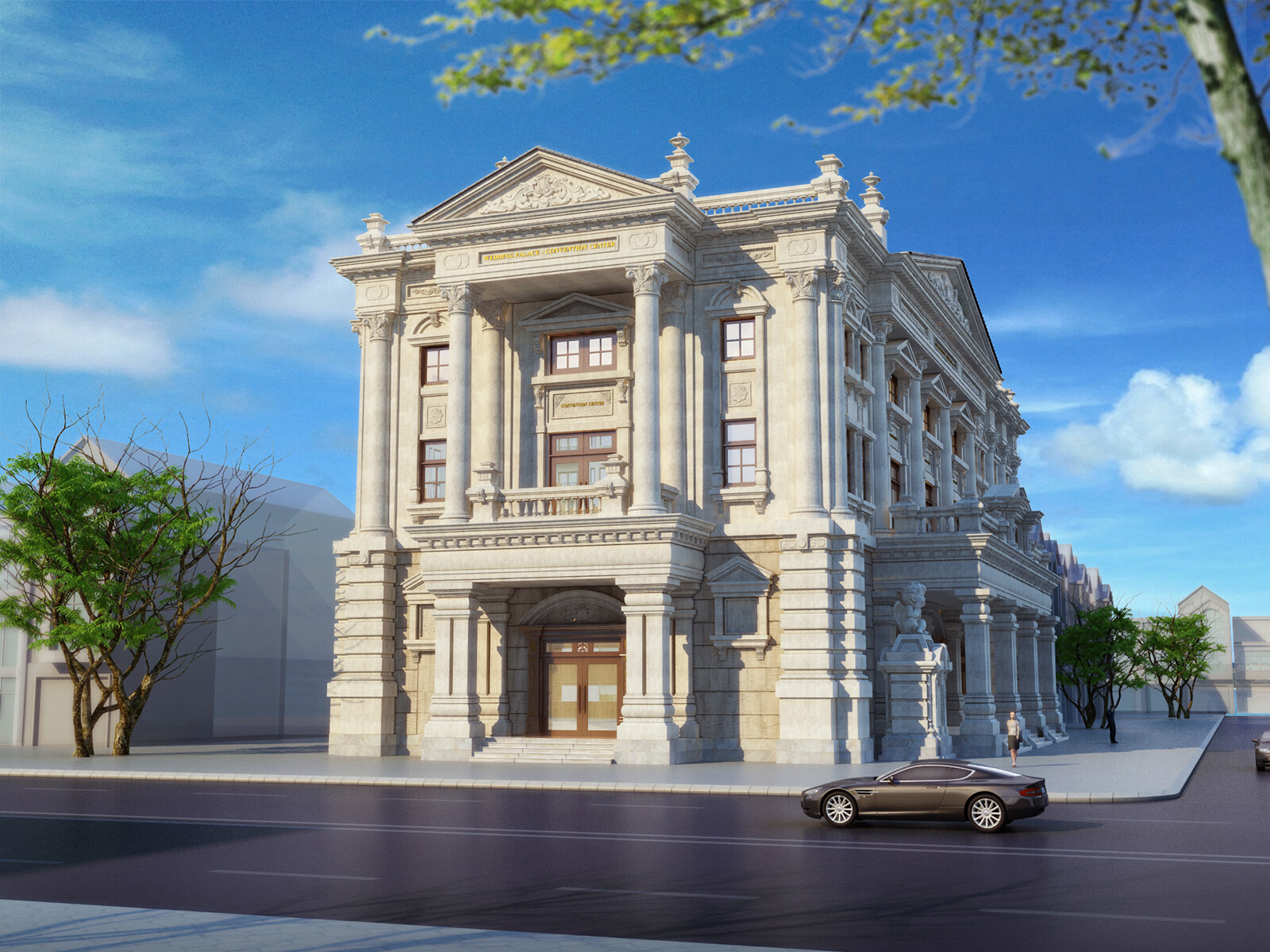 Crystal Rain - European Classic Building