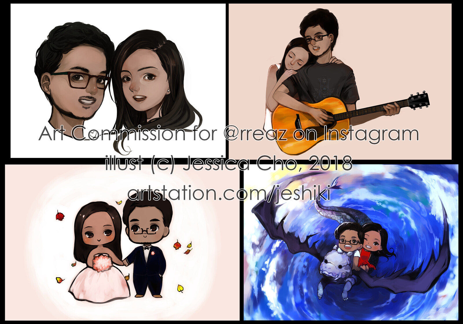 Jesiree Cho - Commissions, fan art etc from 2017~2018