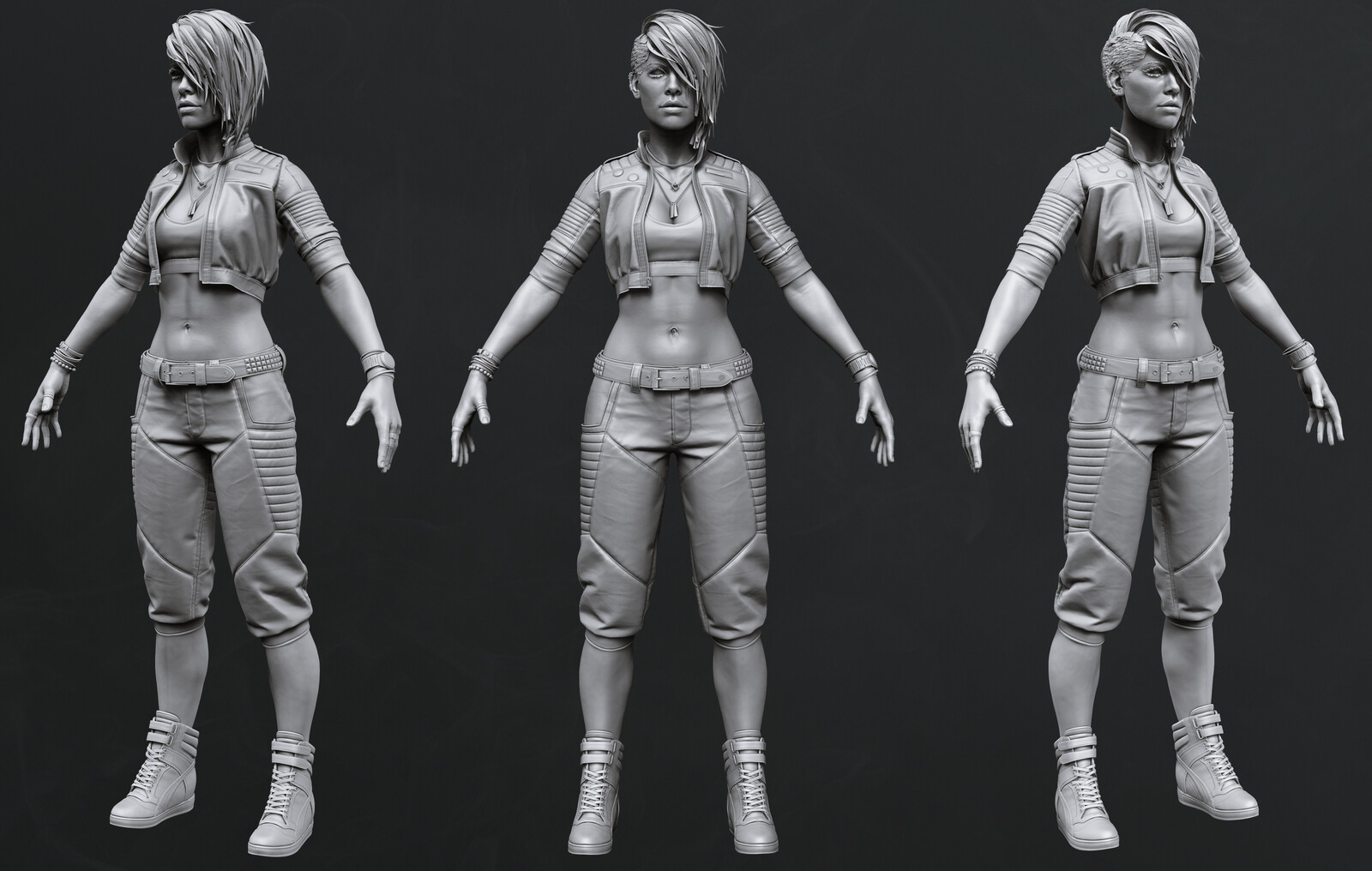 Jack Perry - Syn - Cyberpunk - Sculpt