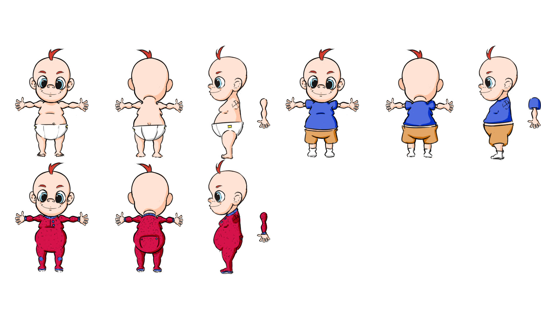 ArtStation - Uh-Oh! Baby Concept and Sculpt