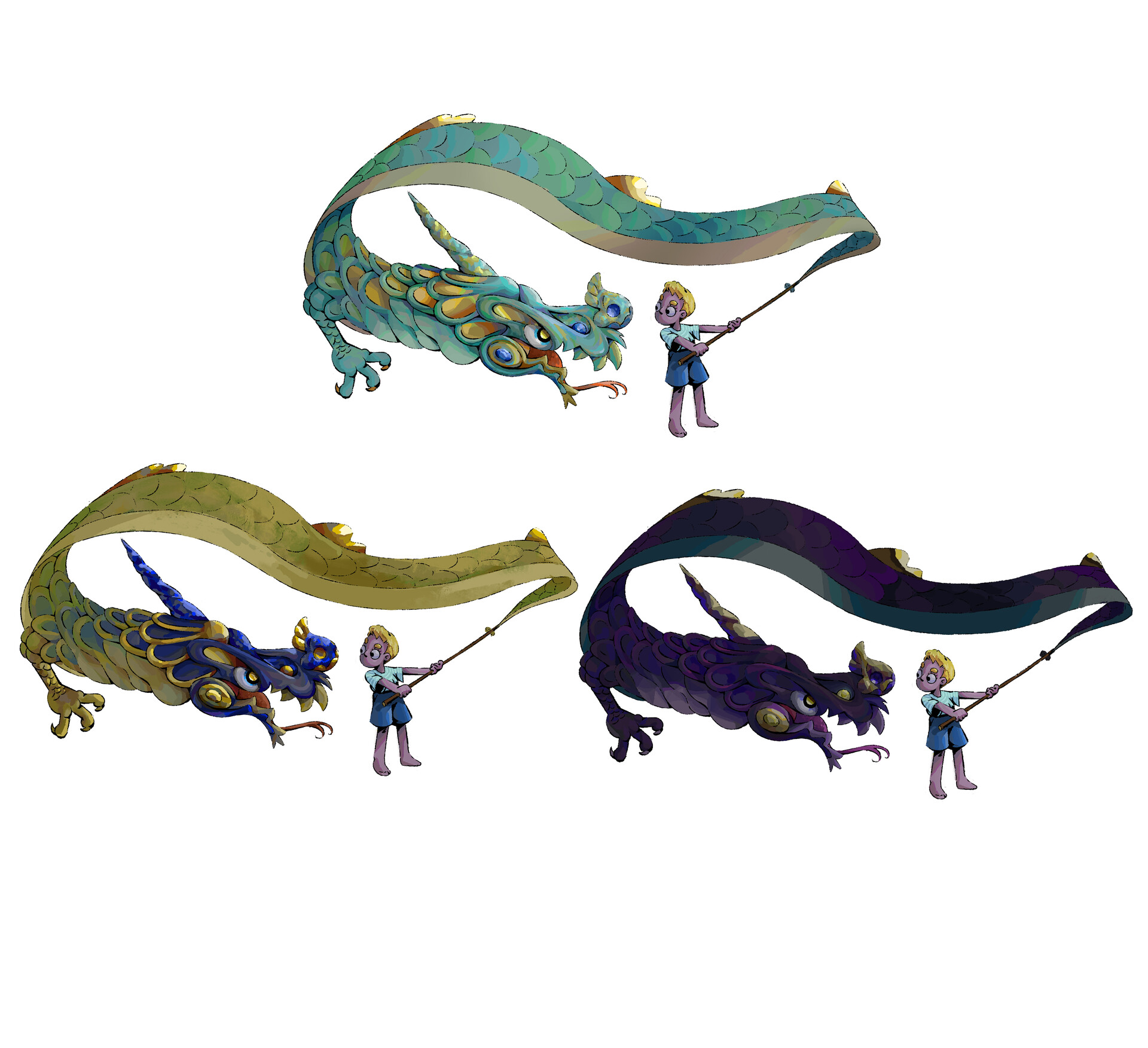 ArtStation - Dragon Flag