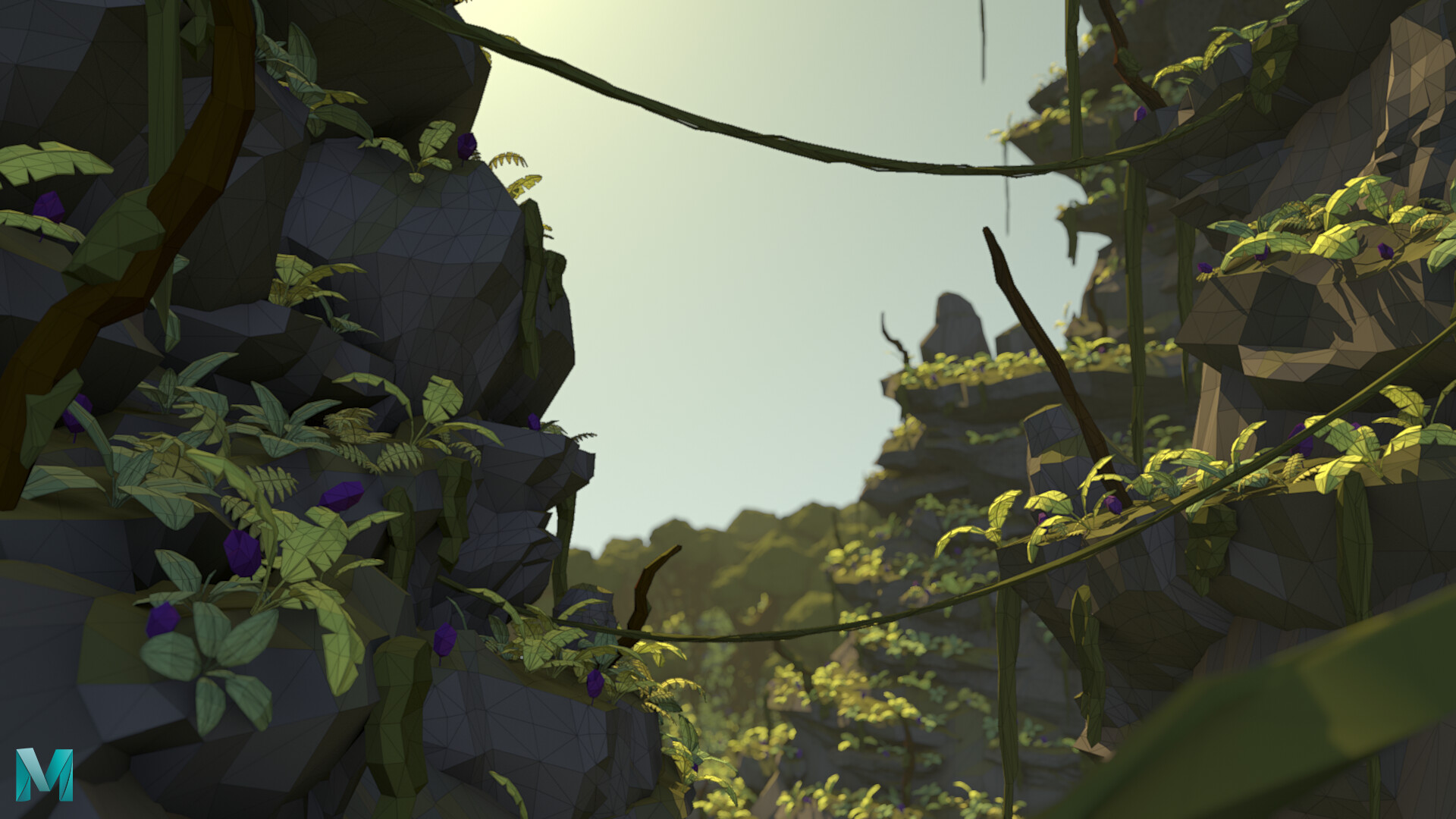 ArtStation - Low-Poly Jungle
