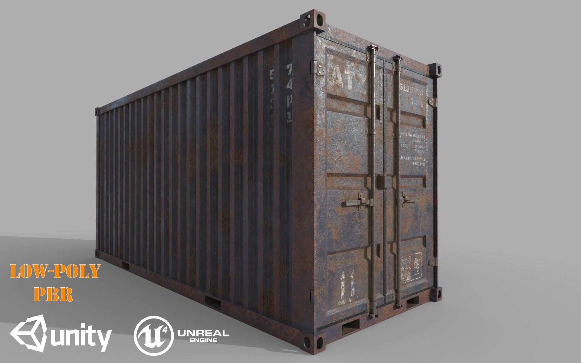 ArtStation - Rusty Shipping Container