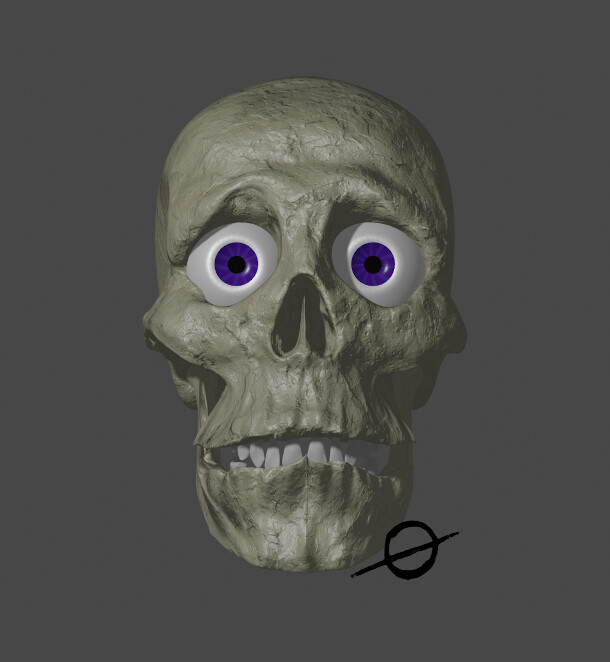 ArtStation - Skull - Facial Rig - Test 1