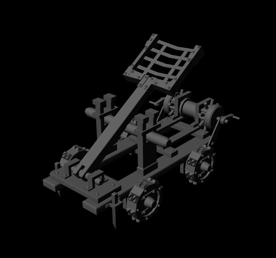ArtStation - Modeled Catapult